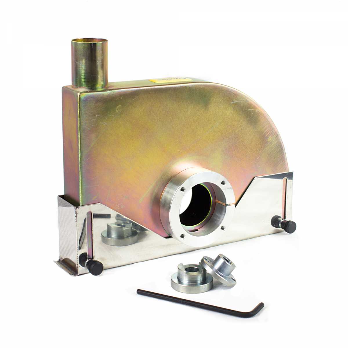 Dust free cutting and chasing angle grinder cowls, 115 mm to 230 mm ...